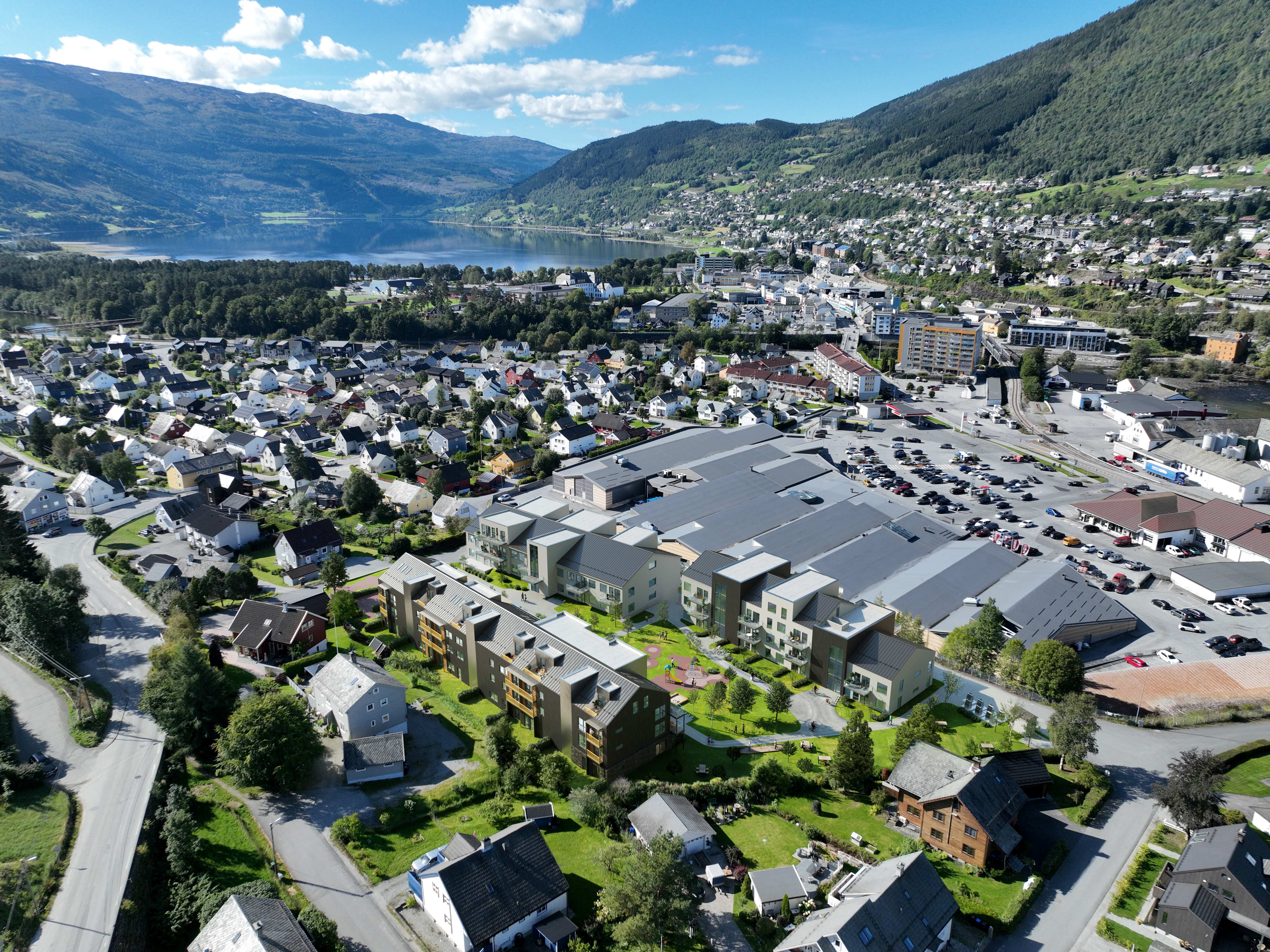 Vatletun på Voss - Boligprosjekt midt i Voss sentrum- BOB BBL